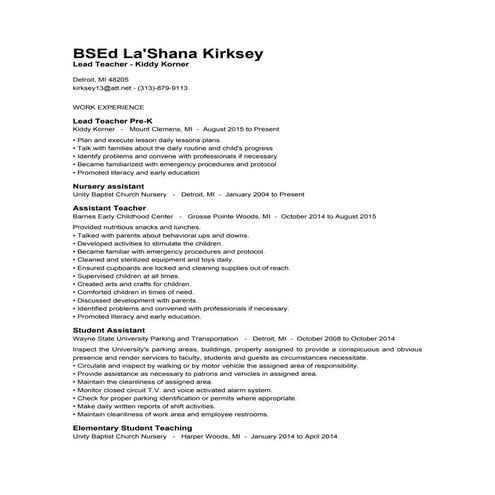 BSEd-La39Shana-Kirksey | PDF