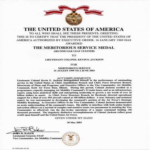 Kevin E Jackson_MSM_ 2 OLC | PDF