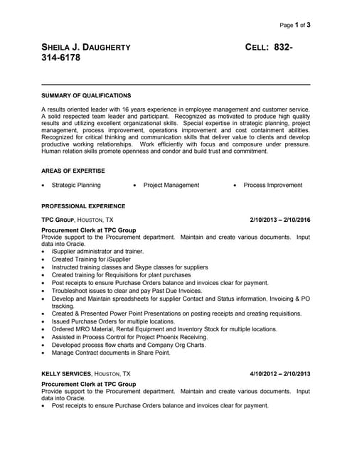 PAC Resume - April 2016 MP v3 | PDF