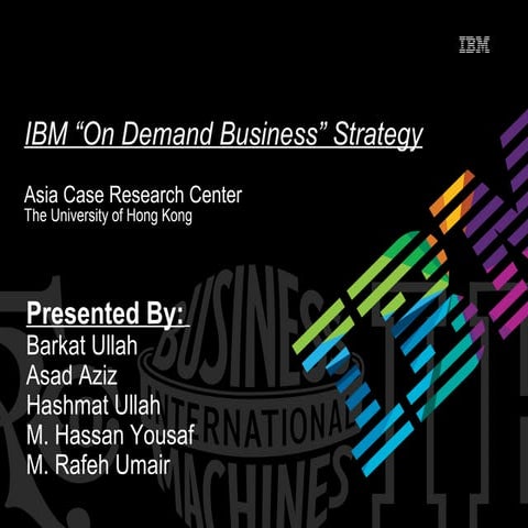 Ibm case study | PPTX