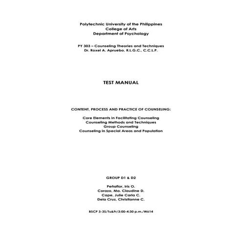 D1 and d2 (test manuals) | DOCX