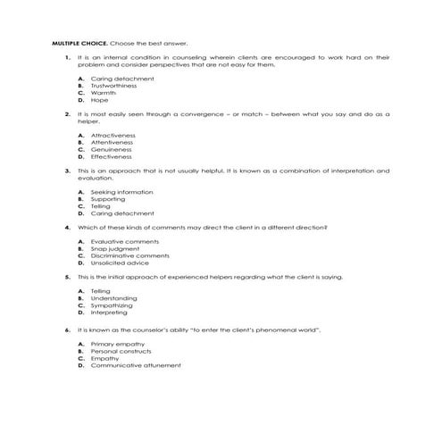 D1 and d2 (test questions) | DOCX