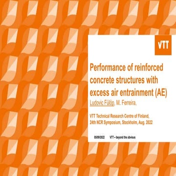 D1 (B2) Ludovic Fülöp - Performance of reinforced concrete structures ...