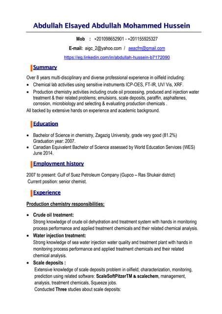 mohammed Abohashim cv | PDF