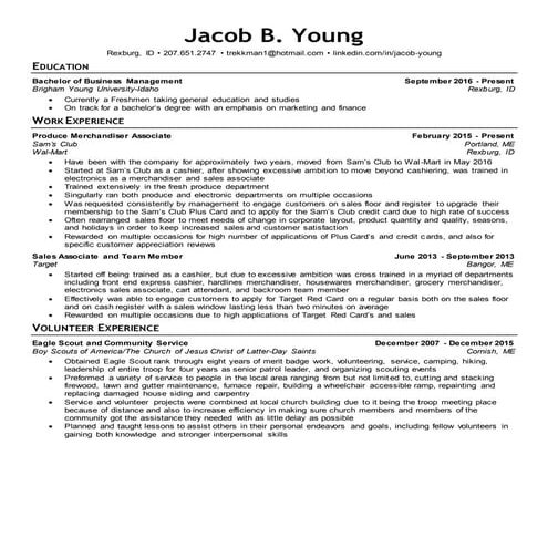 Official Resume | ODT