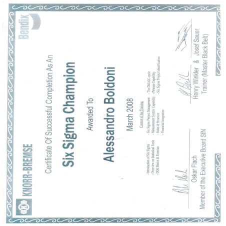 6 sigma_certificate | PDF