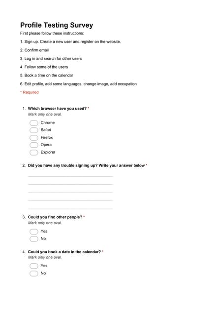 Google form demonstrations | PPT