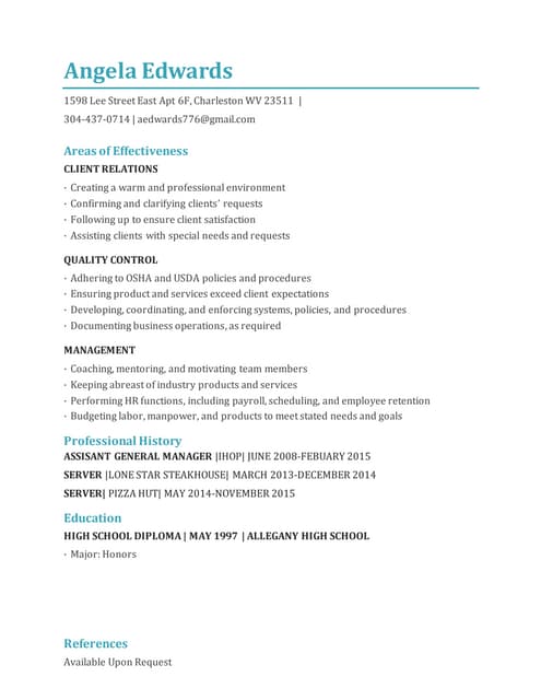 Christine's Resume 2016 | PDF