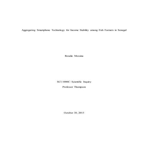 Crowdsourcing High- Frequency Food Price Data in Rural Indonesia - Project Overview | PDF