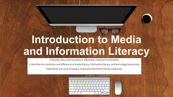 Chapter 1 Introduction to Media and Information Literacy | PPT