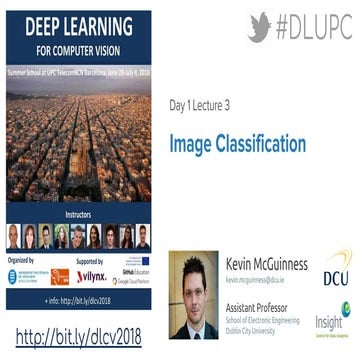 Image Classification - Kevin McGuinness - UPC Barcelona 2018 | PPT