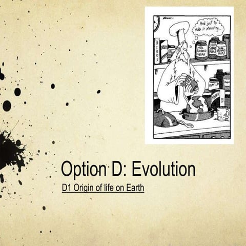 D1 origin of life | PPTX