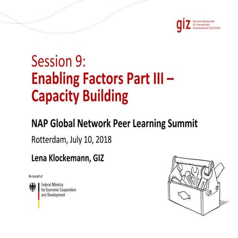 Enabling Factors, Part III, Capacity building | Lena Klockemann, GIZ | PDF