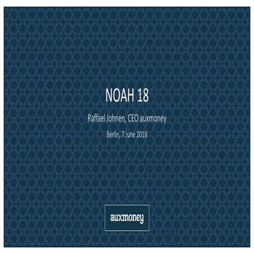 auxmoney - NOAH18 Berlin | PDF