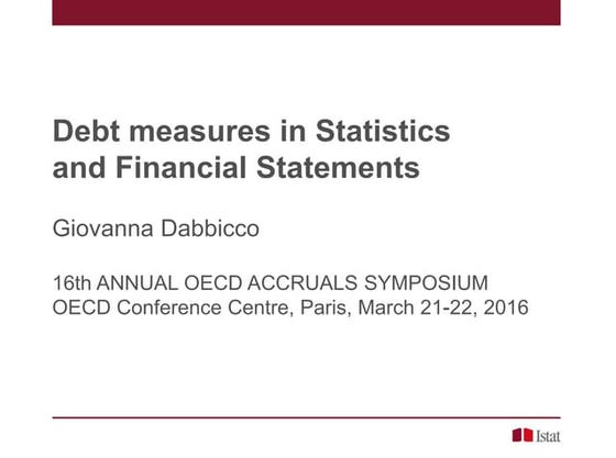 Architecture of fiscal reporting - Daniele Franco, Italy | PDF