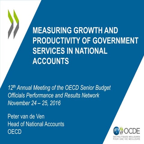 Public sector productivity - Peter van de Ven, OECD | PDF