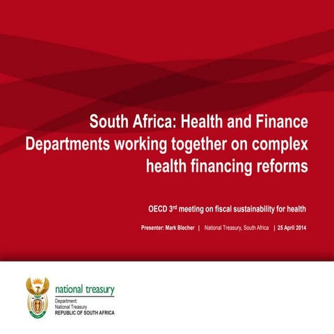 DELSA/GOV 3rd Health meeting - Mark BLECHER | PDF