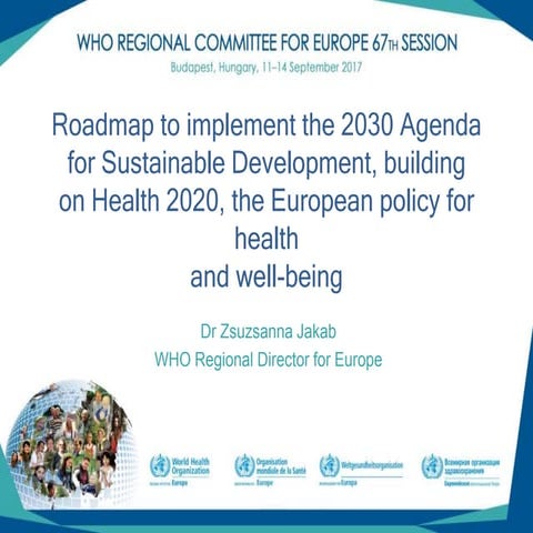 Roadmap to implement the 2030 Agenda for Sustainable Development ...