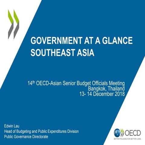 OECD indicators - Edwin Lau, OECD Secretariat | PPT