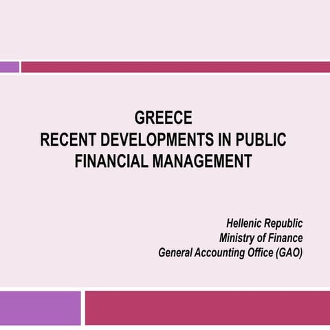 Budgeting in Greece - Eftichia Gratsia & Nektaria Papatzanaki, Greece | PDF