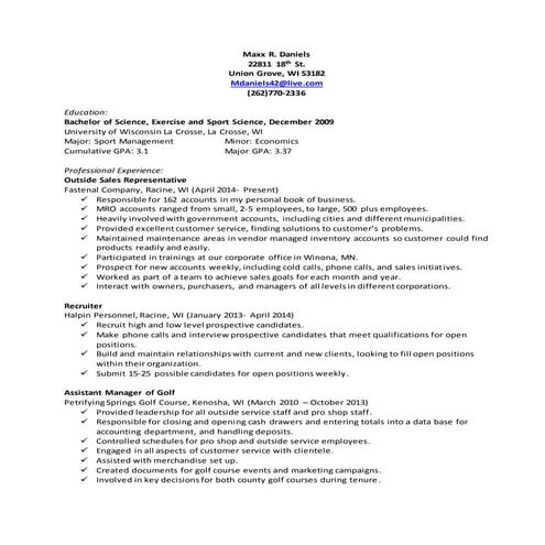 Resume #1 | DOCX