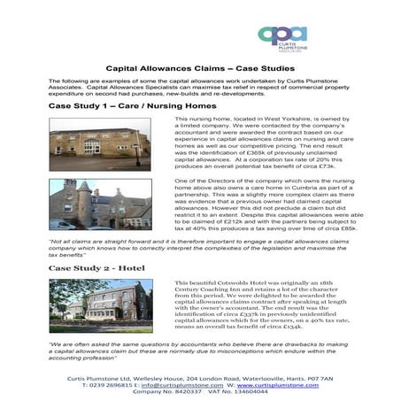 CPA Case Studies | PDF