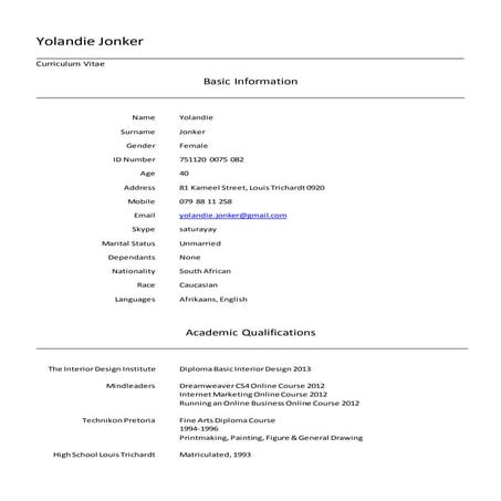 Laban ES CV (Interactive) | PDF