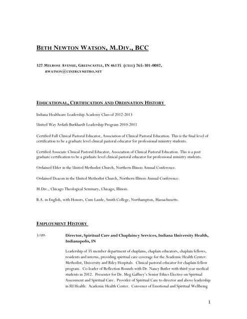 Vitae-update 2015 | DOC