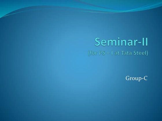 Steel Melting Shop (SMS) | PPTX