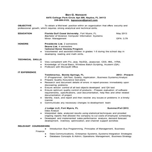Ben_CIS_Resume | PDF