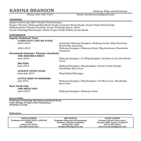 Resume MWW Karina | PDF
