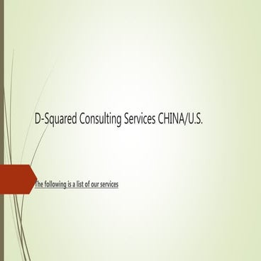 D-Squared Consulting | PPT