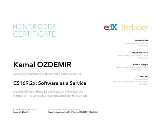 edX Certificate | PDF