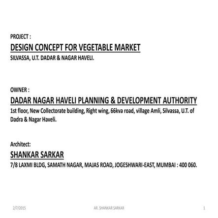 MARKET DESIGN PRESENTATION | PPTX