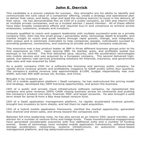 derrick summary | PDF