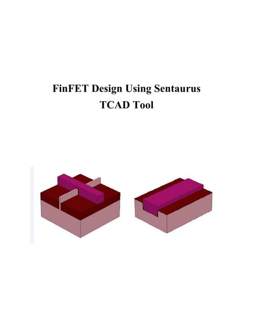 Nmos design using synopsys TCAD tool | PPTX