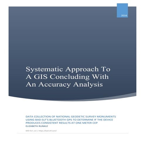 Systematic Approch to a GIS | PDF