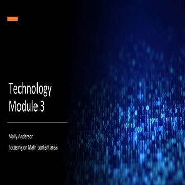 Anderson technology module_3_ | PPT