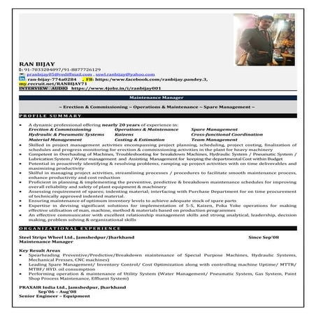 RANBIJAY CV 28.12.16