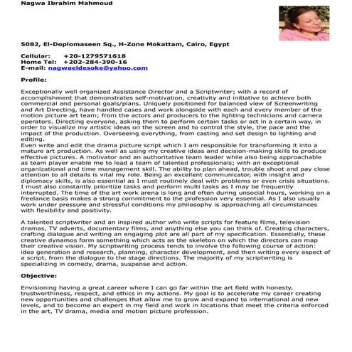 Nagwa Ibrahim Resume | DOC