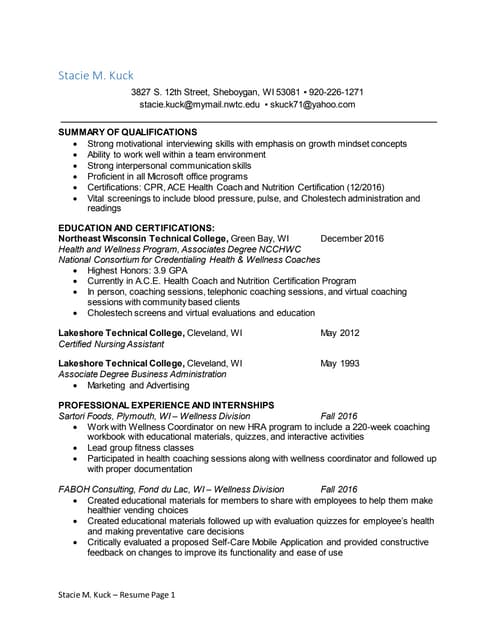 Resume-Gabi Teal 12-2014 | PDF