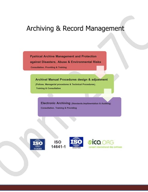 Planning and developing a records center | PPT