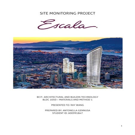 site monitoring project | PDF | Civil Engineering Industry | Industries