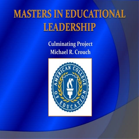 Culminating Project new | PPT