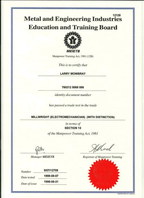 MY ID COPY AND QUALIFICATION | PDF