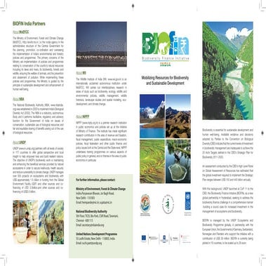 BIOFIN INDIA_Brochure | PPT