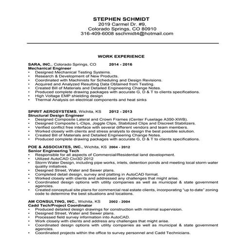 Schmidt_Resume | PDF