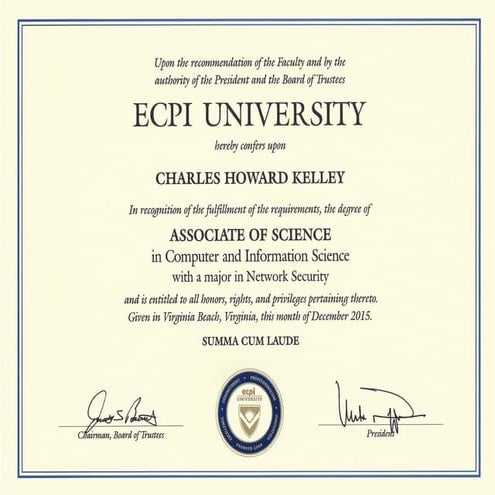 Associate Computer Information ECPI | PDF