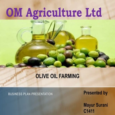 Olive Oil Farming | PPSX