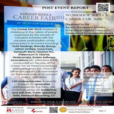 Japura University Career Fair Post Event Report | PDF